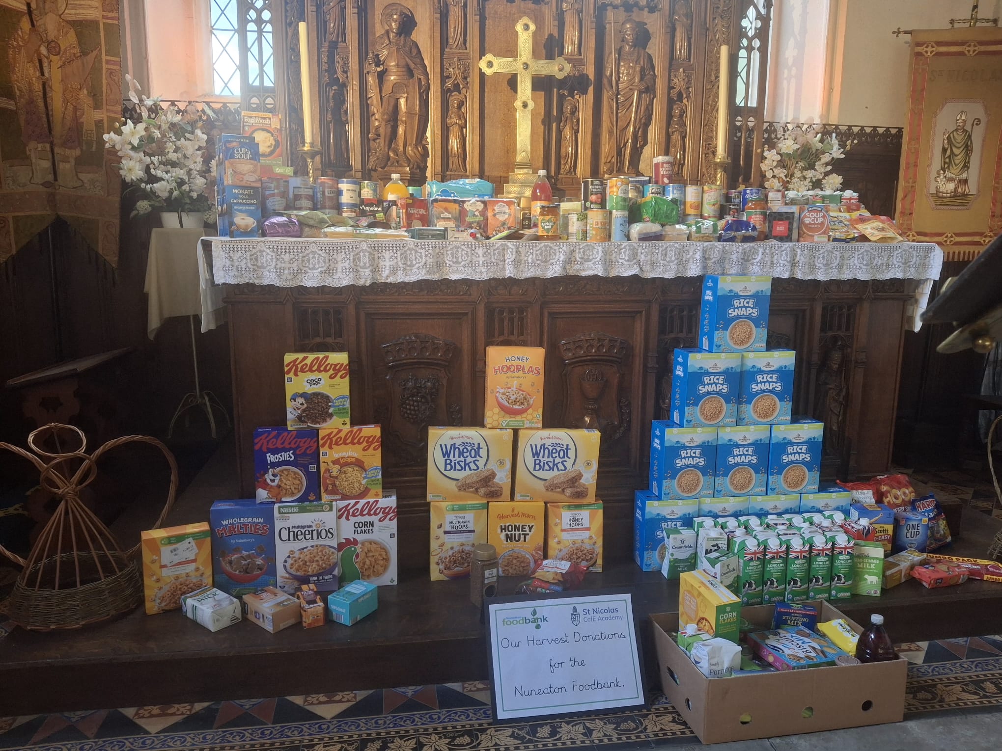 Harvest Donations 2025 | Nuneaton Foodbank